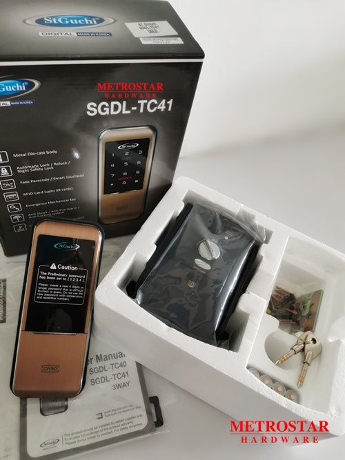 St Guchi Smart Lock SGDL-TC41 With Card and Password Access