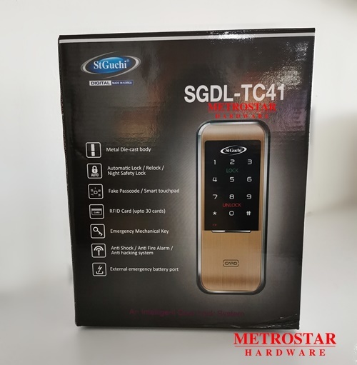St Guchi Smart Lock SGDL-TC41 With Card and Password Access