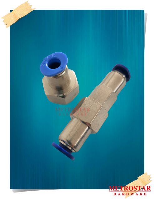 Pneumatic Fittings Female Connector Threaded (6mm)